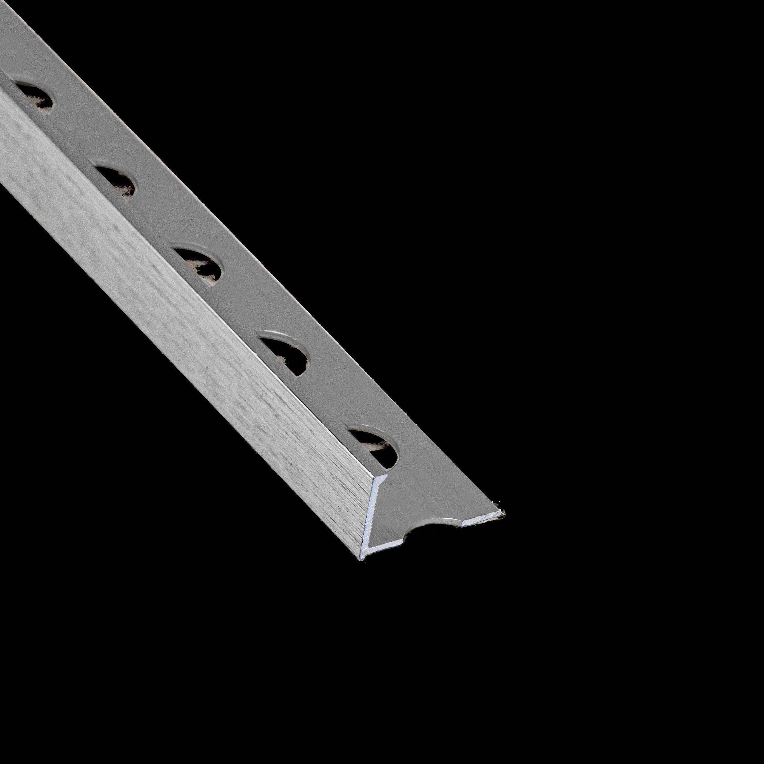 Προφίλ Τύπου Γ 10mm Brushed Inox – Οικεία Οικία